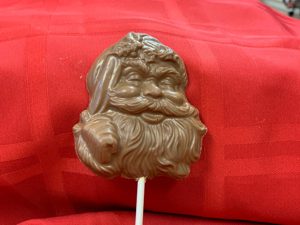 Chocolate Santa Lollipops (large) - Dayton Homemade Chocolates & Gift ...